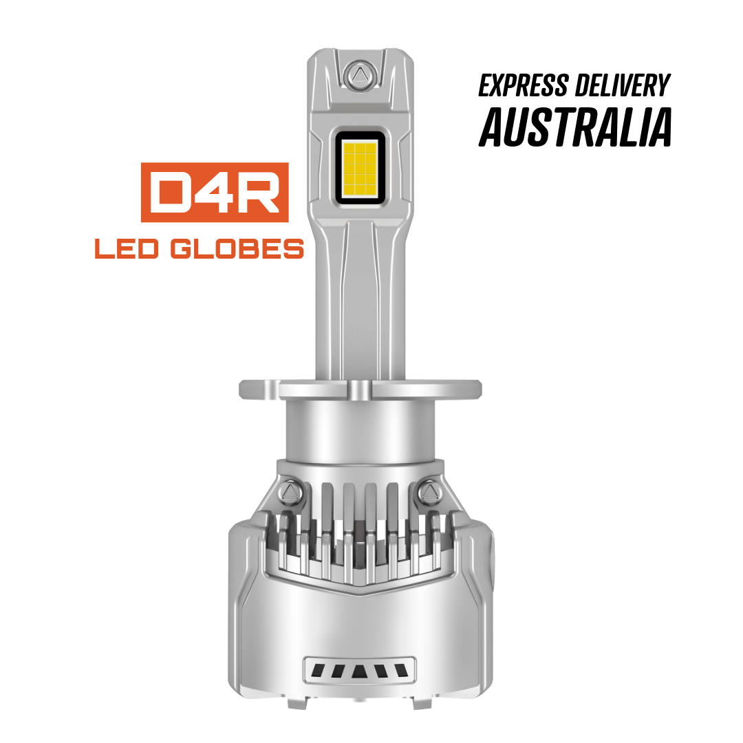 D4R LED Headlight Globes - PAIR - Overnight Express Delivery Australia ...