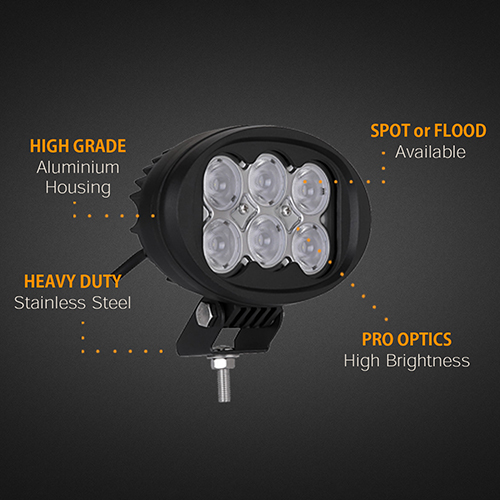 LED Work Light | 4x6 Inch 60 Watt. - Pro Vision Lighting & Electrical